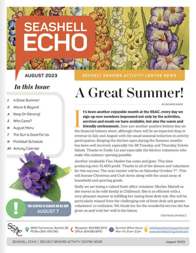 Seashell Echo – Sechelt Activity Centre
