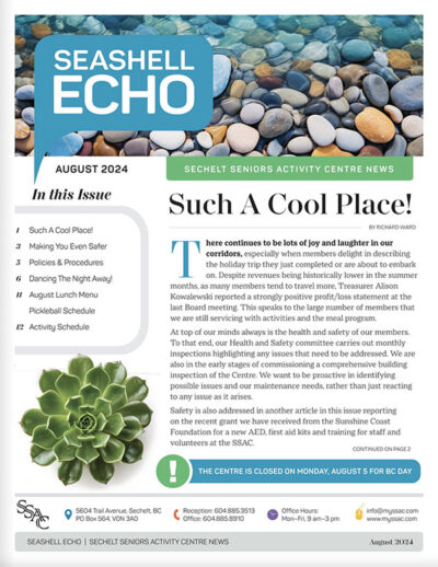 Seashell Echo – Sechelt Activity Centre