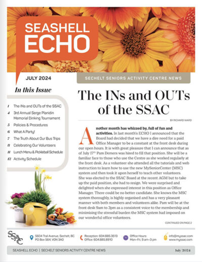 Seashell Echo – Sechelt Activity Centre